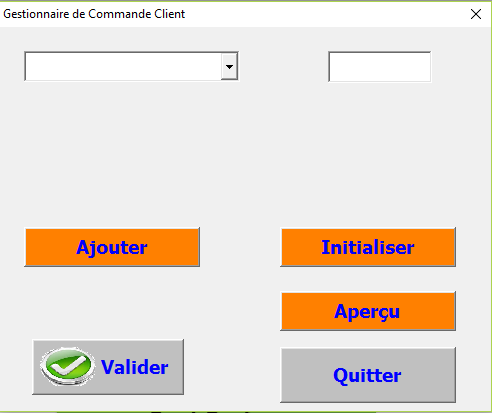 Excel - Gestionnaire des Commandes et Livraisons