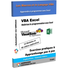 FORMATION : Apprendre le Langage VBA avec Excel